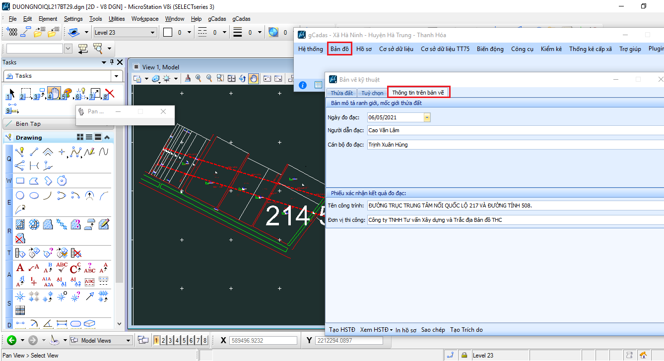 Biên Tập Xuất Hồ Sơ Trích Đo GPMB Bằng Phần Mềm Gcadas | THC